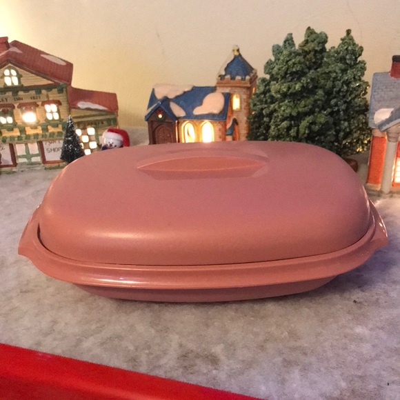 Tupperware | Kitchen | Vintage Tupperware 6 Cup Pink Steamer Microwave ...